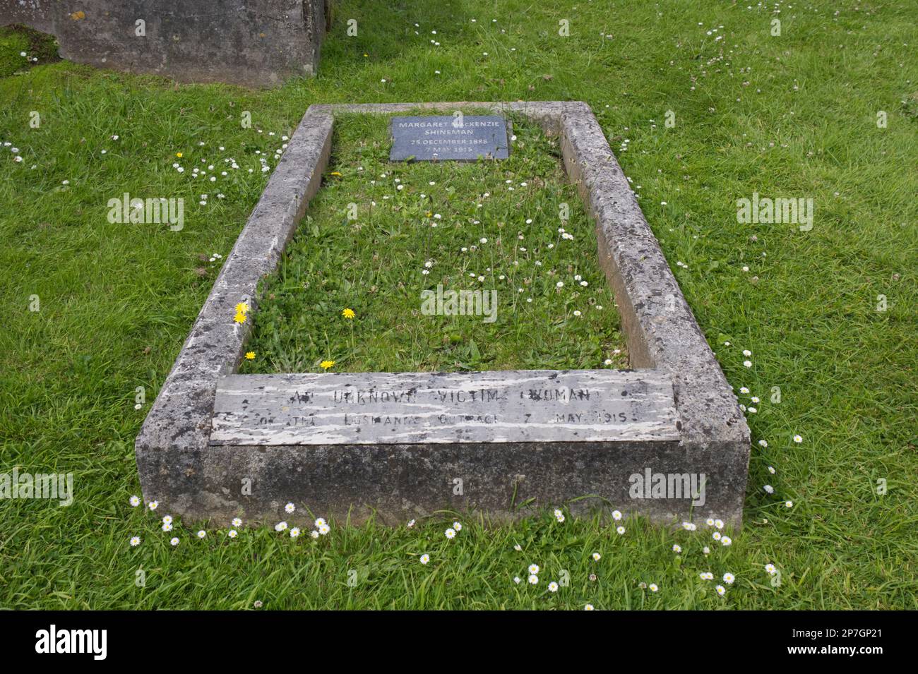 Grave of Margaret MacKenzie Shineman at St Multose Church Kinsale EIRE ...