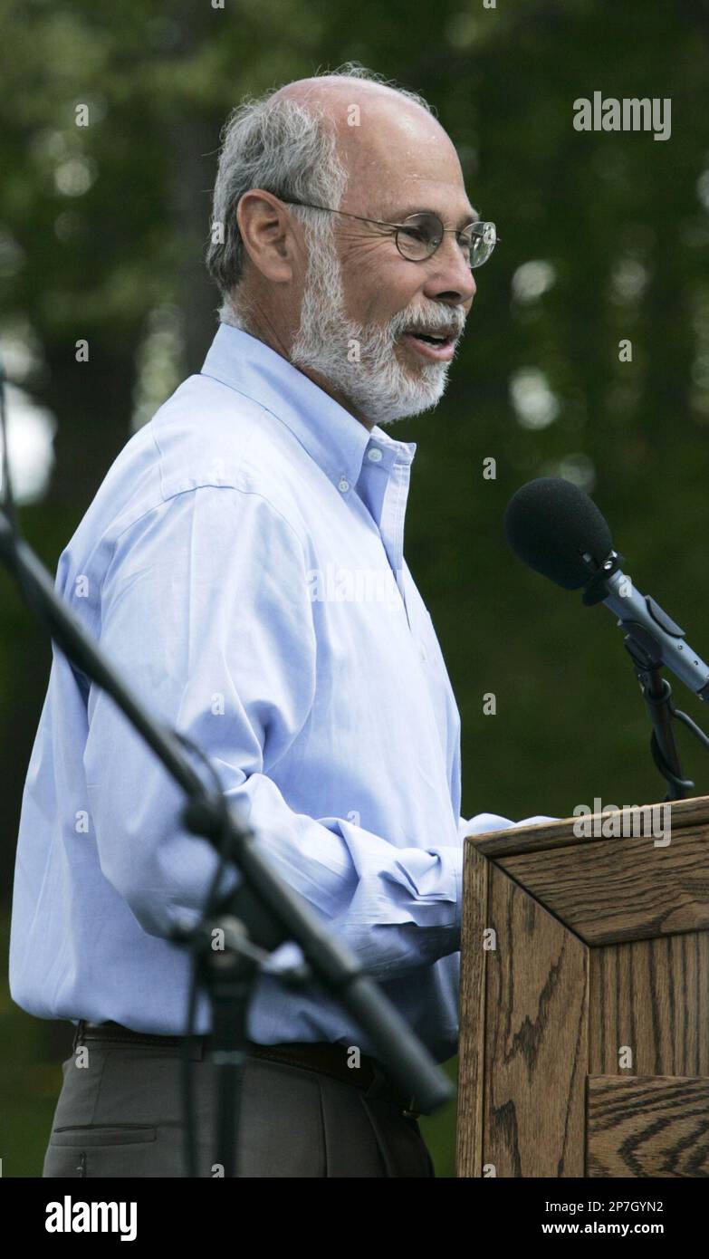 Russ Miller, brother of slain student Jeffrey Miller, addresses the ...