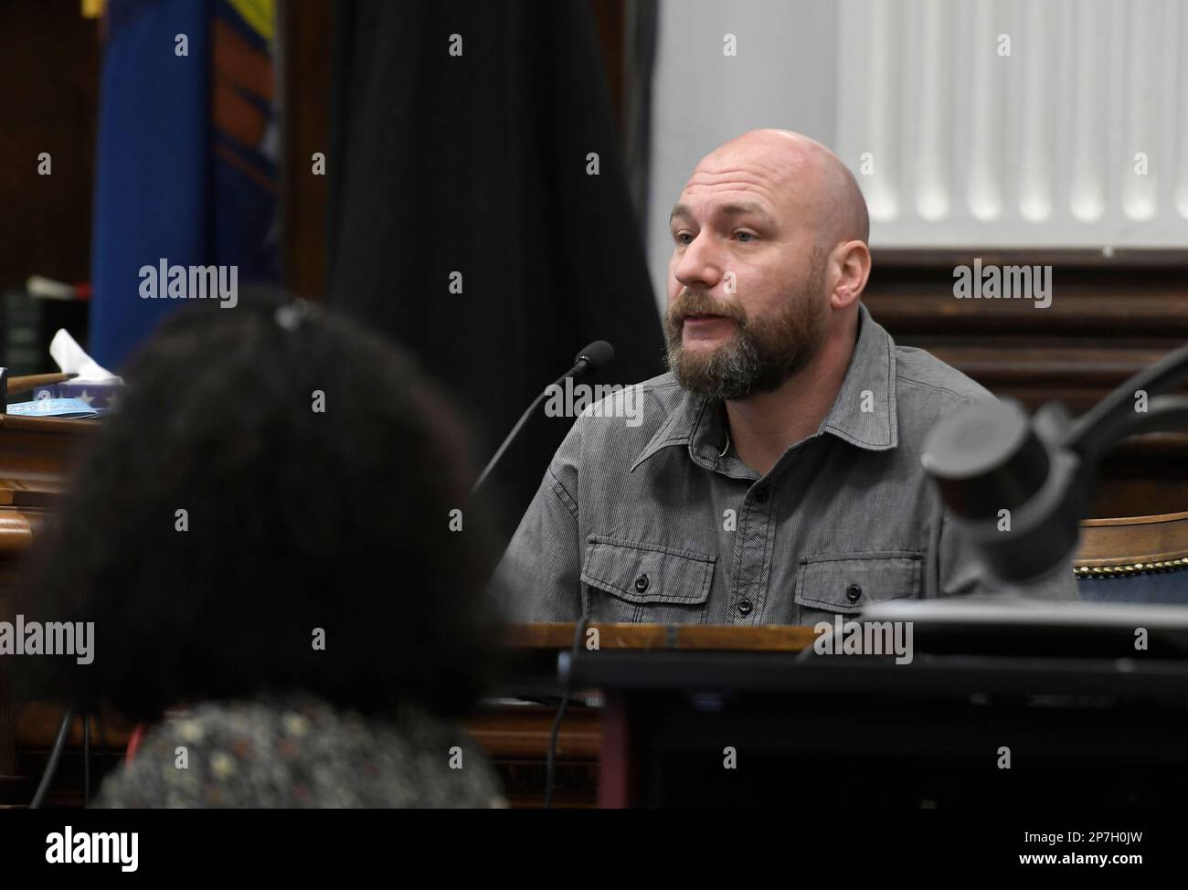 Michael Campbell testifies during Zachariah Anderson's trial at the ...