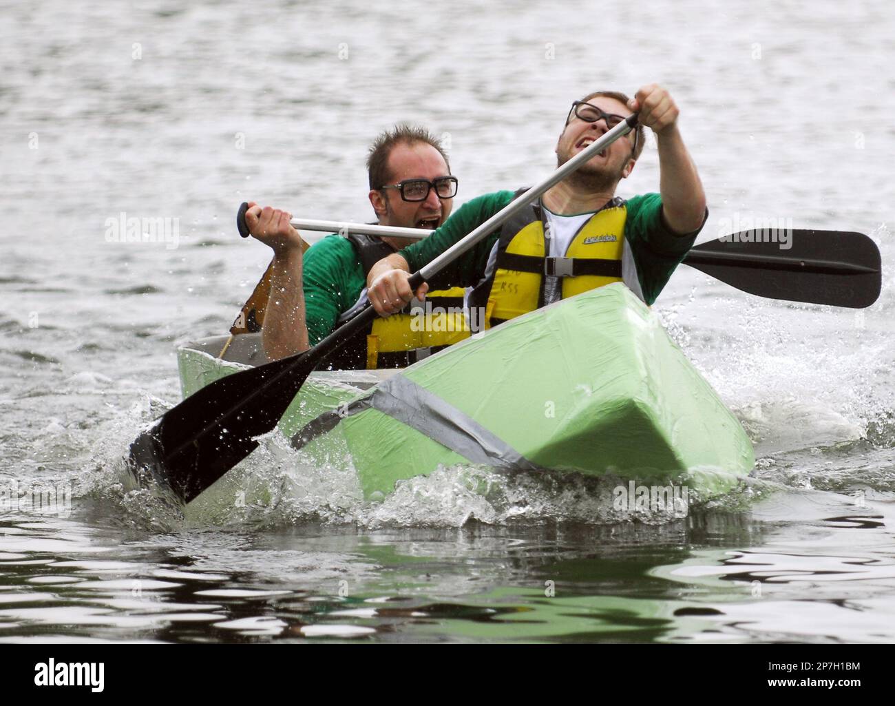 Jim Suruda, a doctoral student in computer science at SIU, and Kyle ...