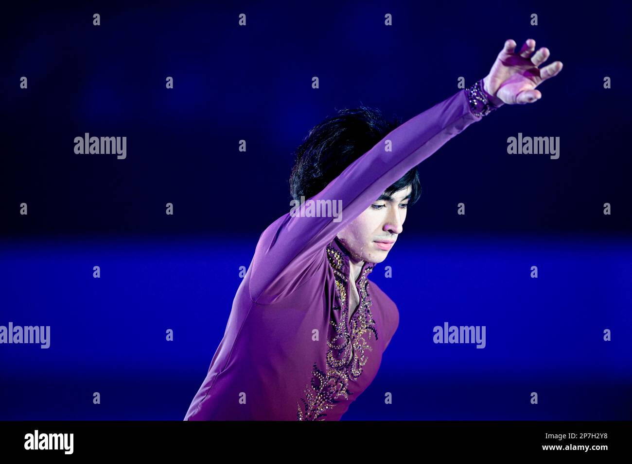 Naoki ROSSI (SUI), during the Exhibition Gala, at the ISU World Junior ...