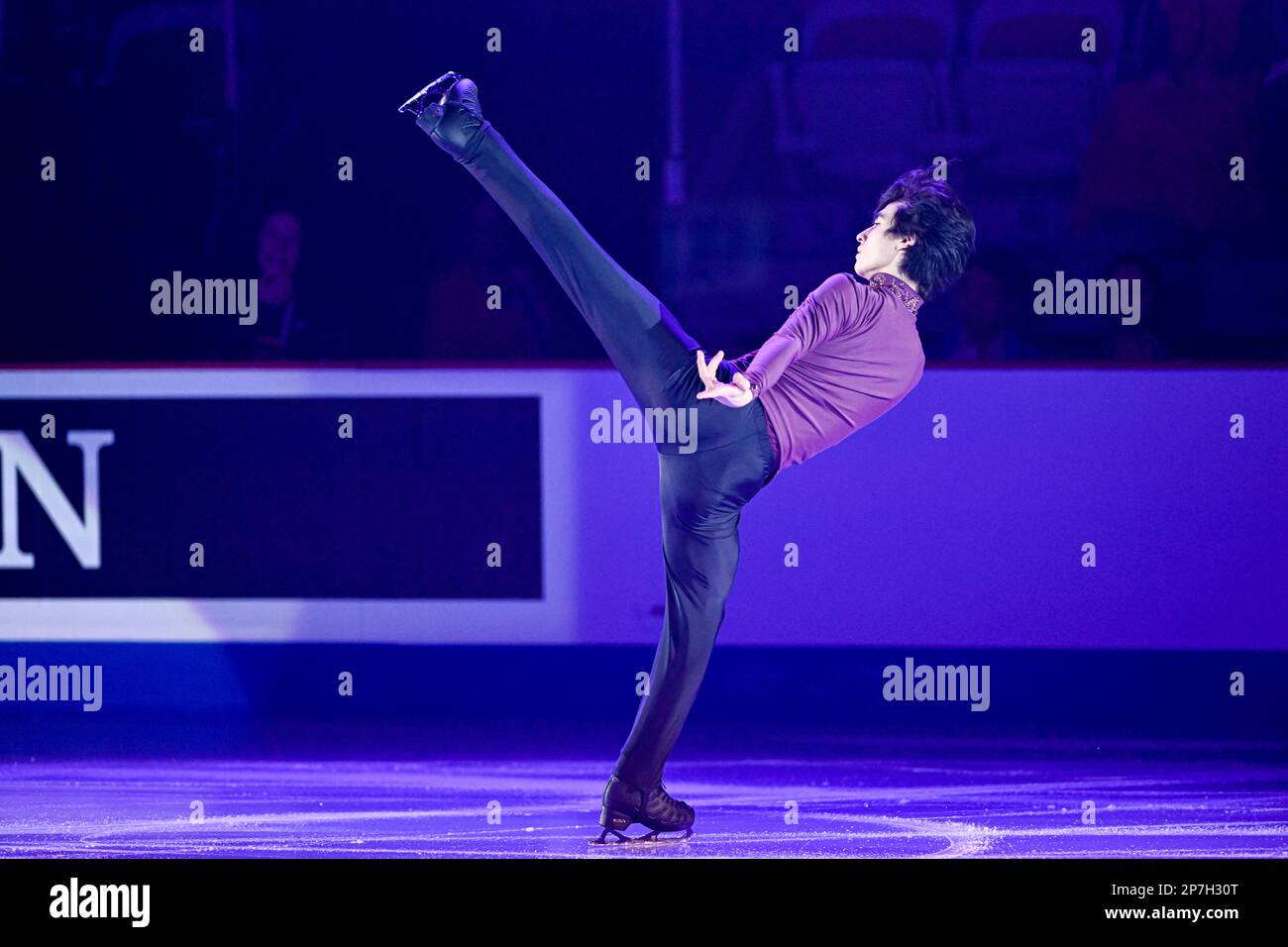 Naoki ROSSI (SUI), during the Exhibition Gala, at the ISU World Junior ...
