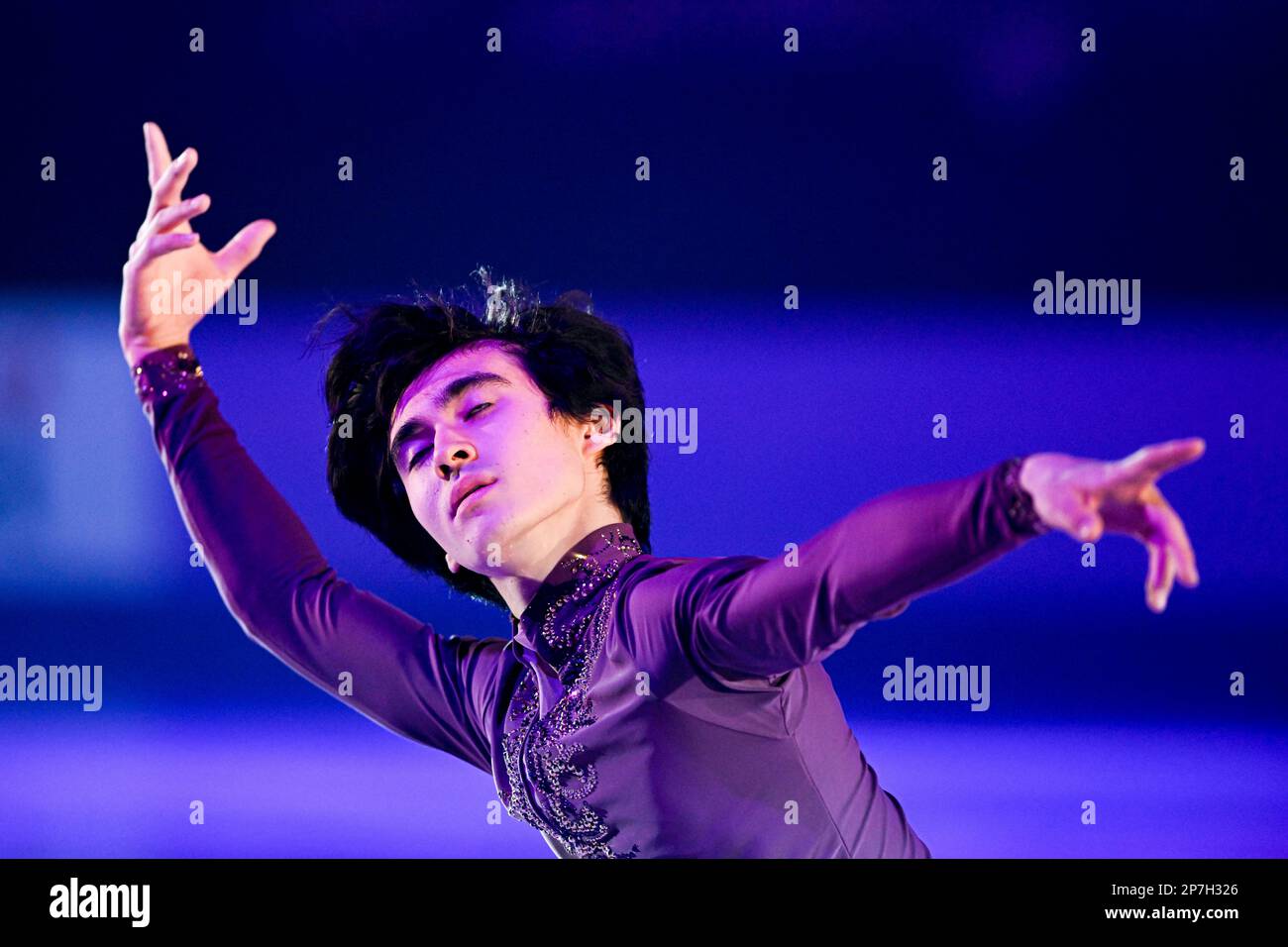 Naoki ROSSI (SUI), during the Exhibition Gala, at the ISU World Junior ...