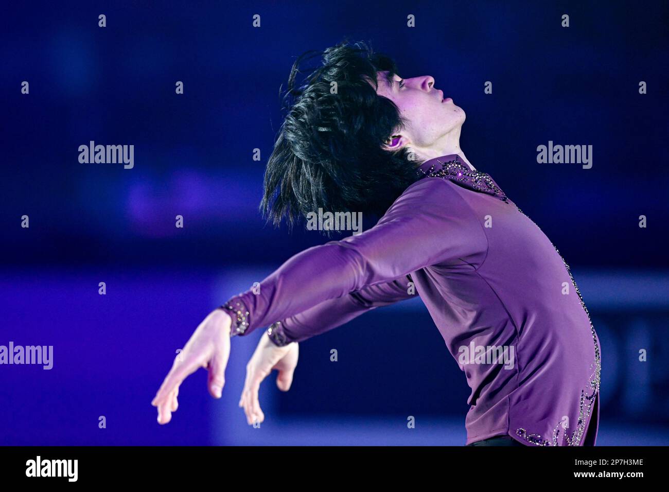 Naoki ROSSI (SUI), during the Exhibition Gala, at the ISU World Junior ...
