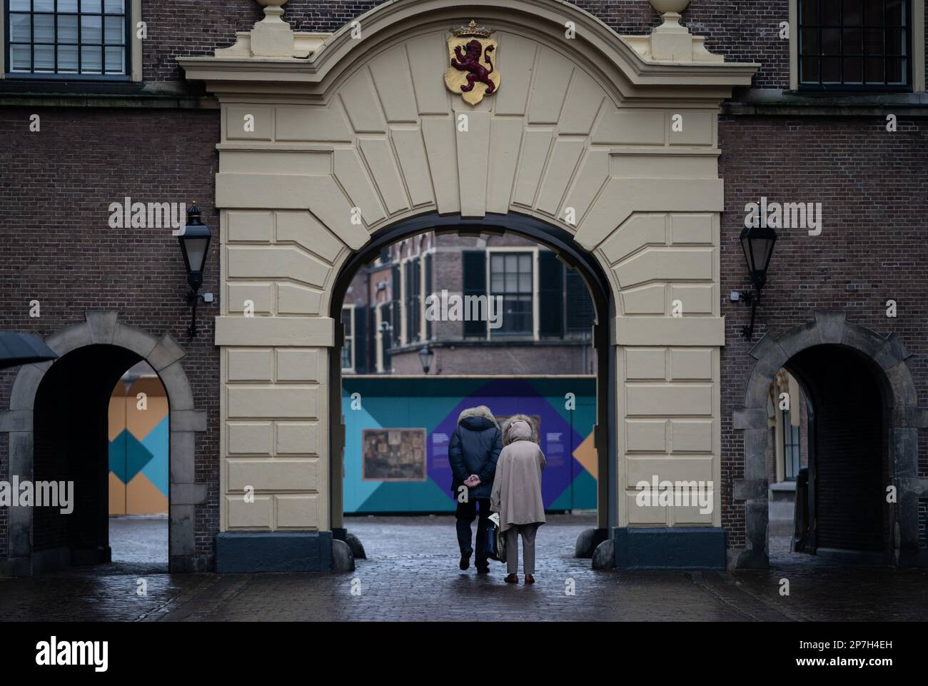 THE HAGUE - Work on the Binnenhof. The large-scale renovation will take ...