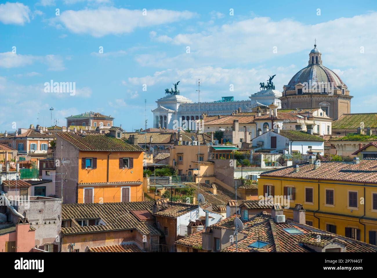 Drone over rome hi-res stock photography and images - Alamy