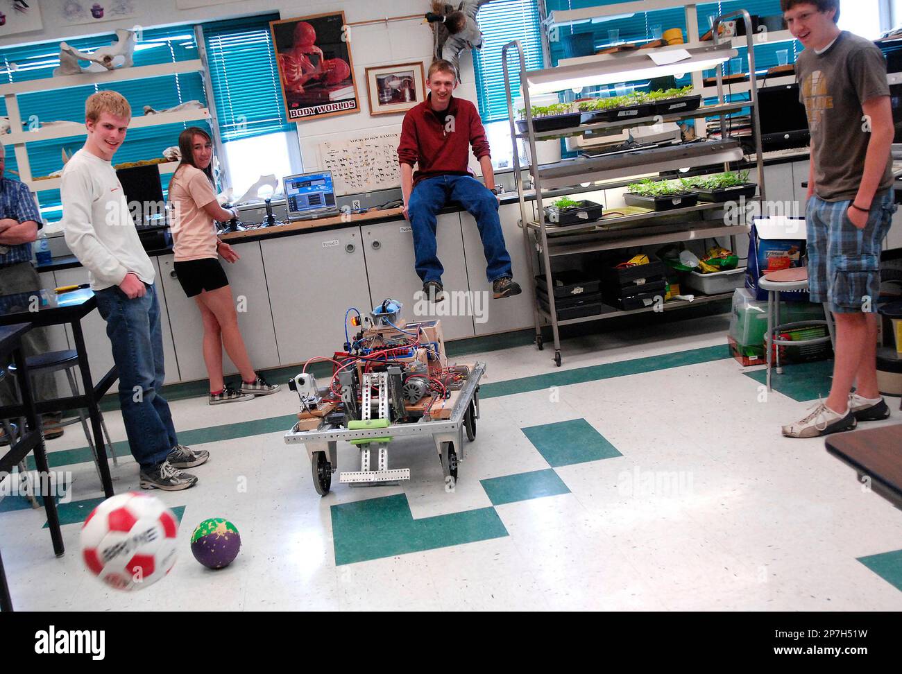 From left, Austin Powell, Anita Ratcliff, Killian Smith and Cory Krings ...