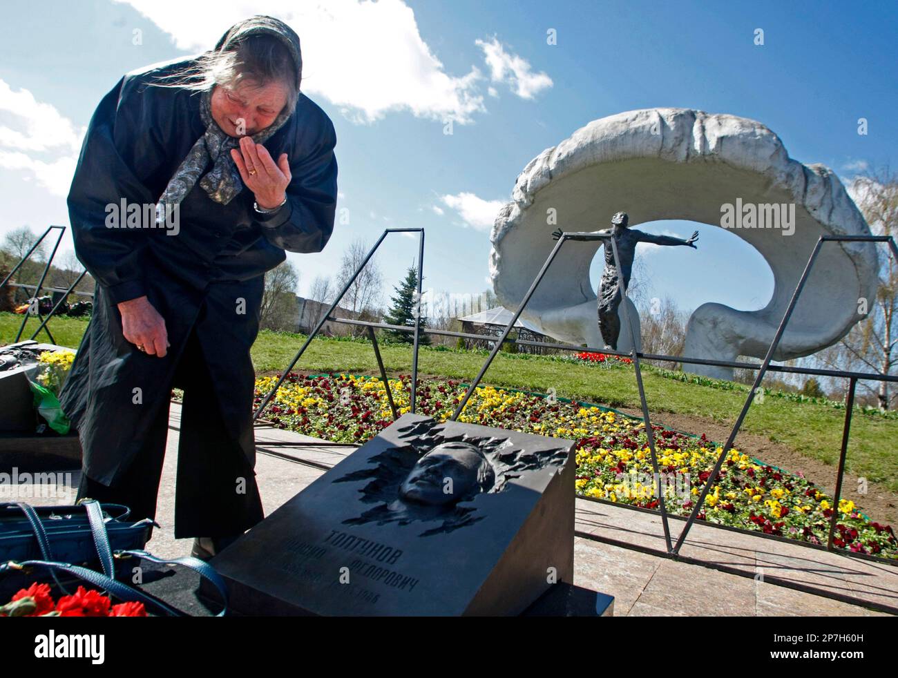 Vera Toptunova, the mother of Leonid Toptunov, who was a senior reactor ...
