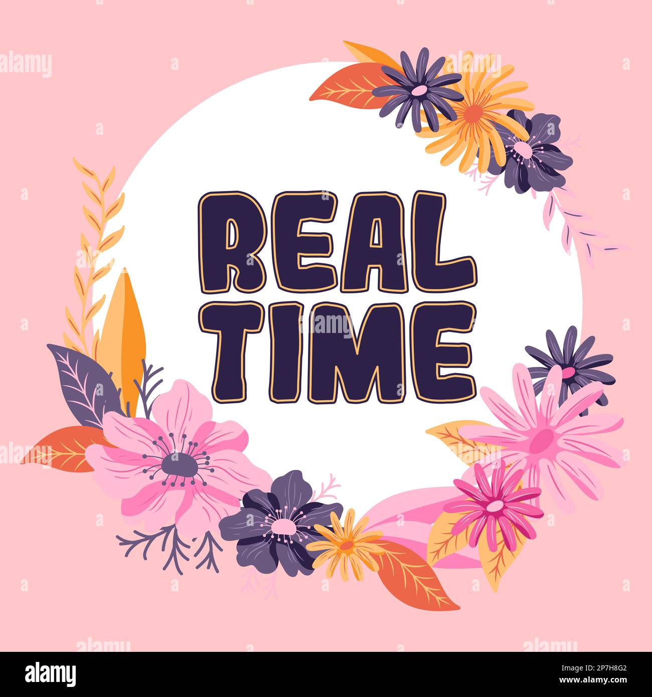 Conceptual display Real Time. Internet Concept the actual time during ...