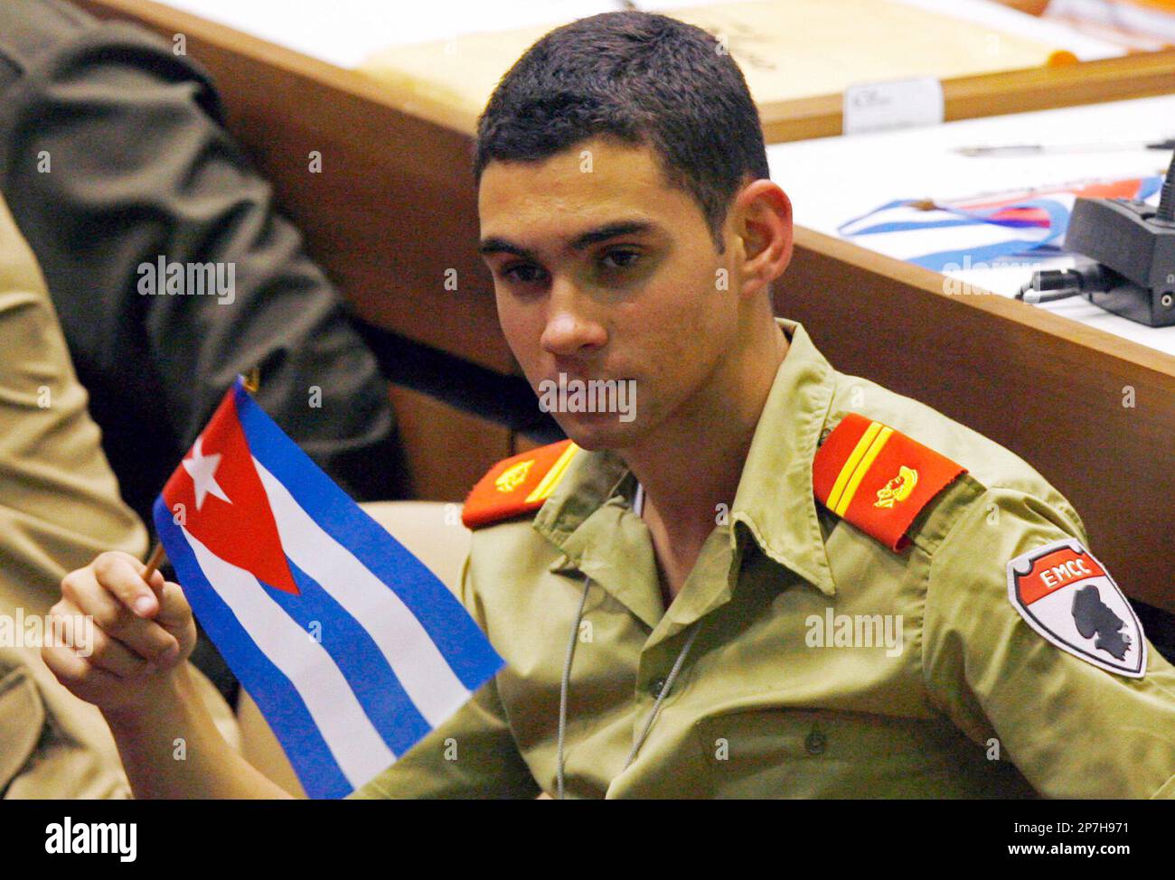 FILE - In this April 4, 2010 file photo, Elian Gonzalez holds a Cuban ...
