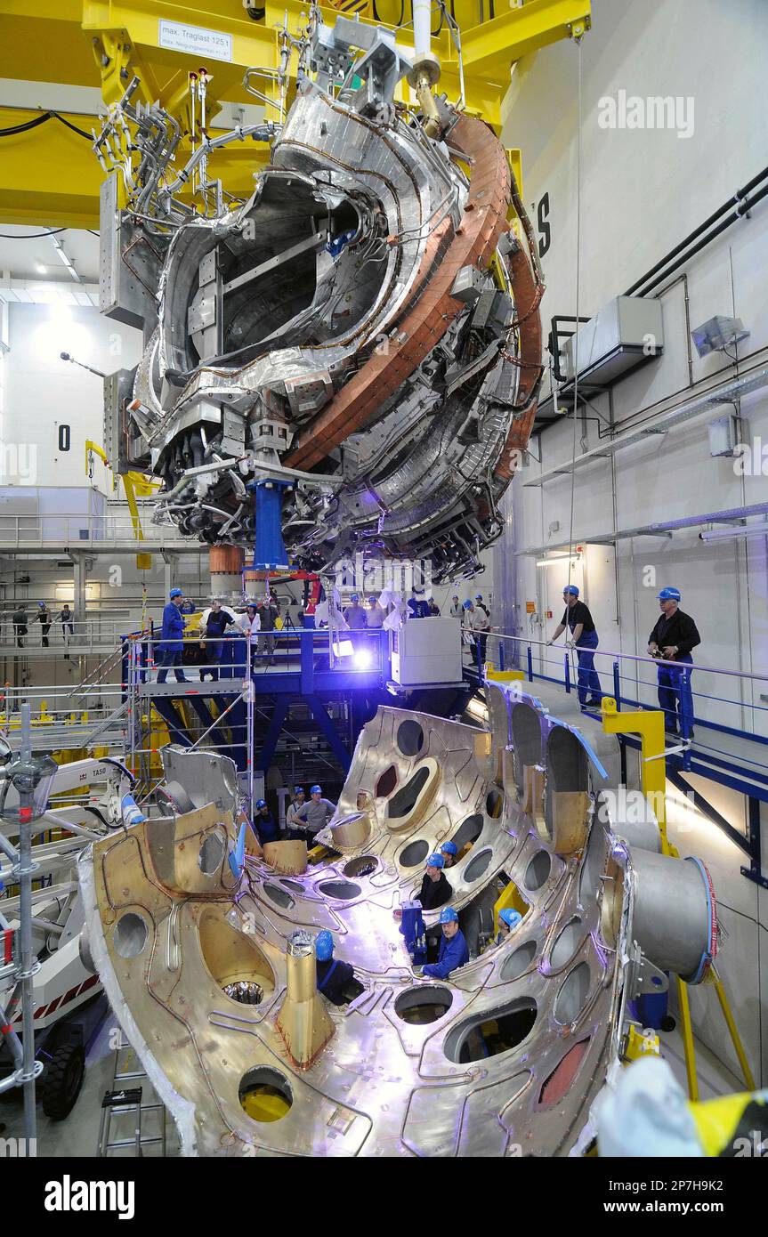 Im Greifswalder Max-Planck-Institut fuer Plasmaphysik wird am Mittwoch ...