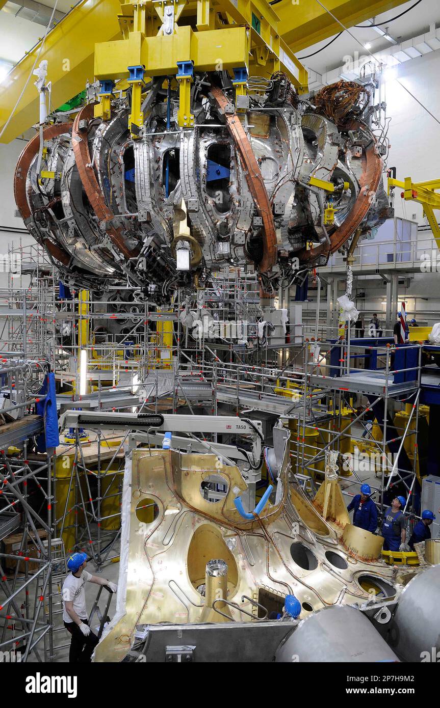 Im Greifswalder Max-Planck-Institut fuer Plasmaphysik wird am Mittwoch ...