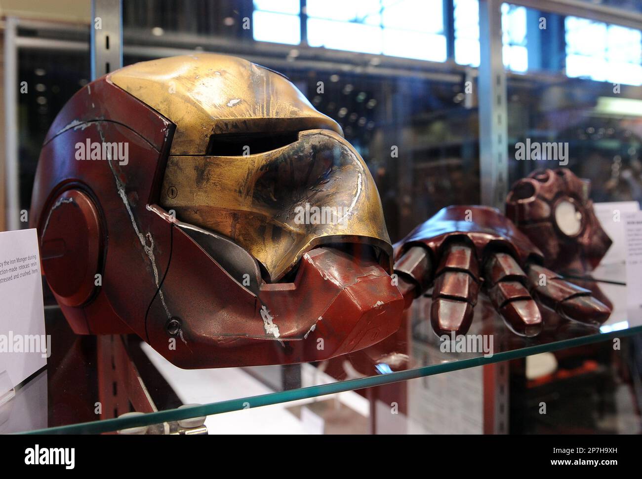 4-18-10 Iron Man crushed Mark III helmet was up for auction on Sunday ...