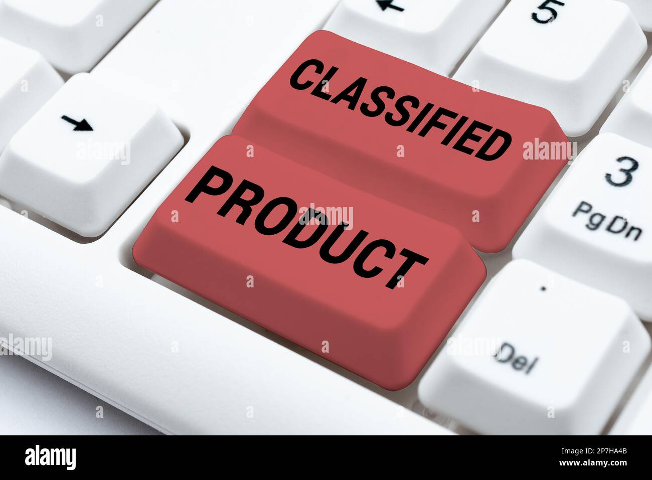 Sign displaying Classified Product, Business concept Sensitive Data Top ...