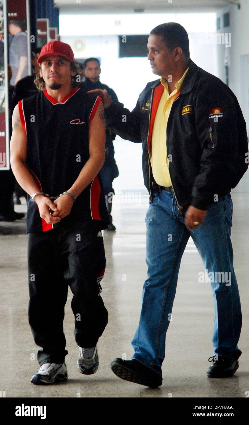 In this photo taken Sunday, April 18, 2010, Venezuela's former ...