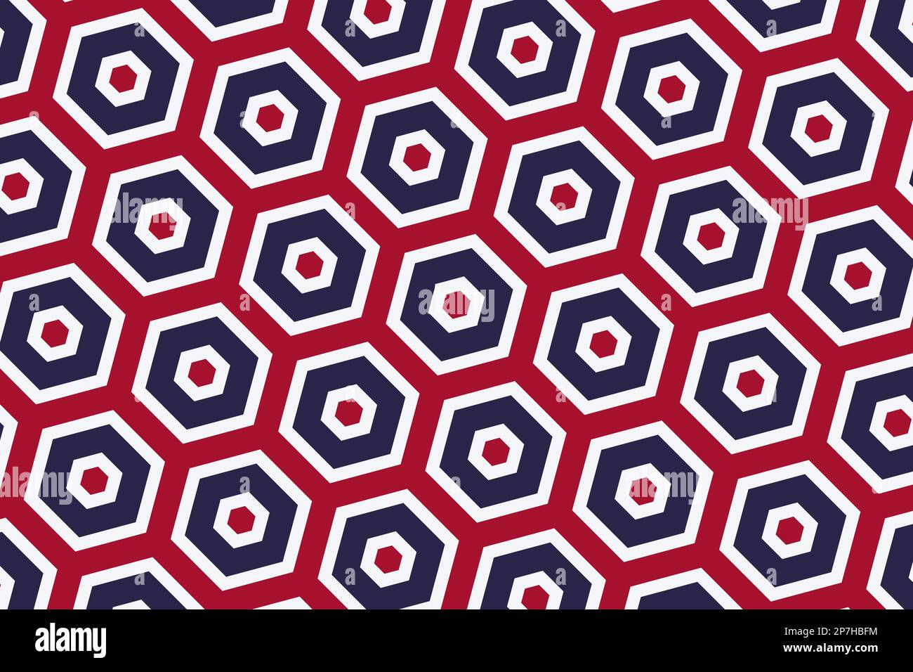 Geometric pattern in the colors of the national flag of Thailand. The ...