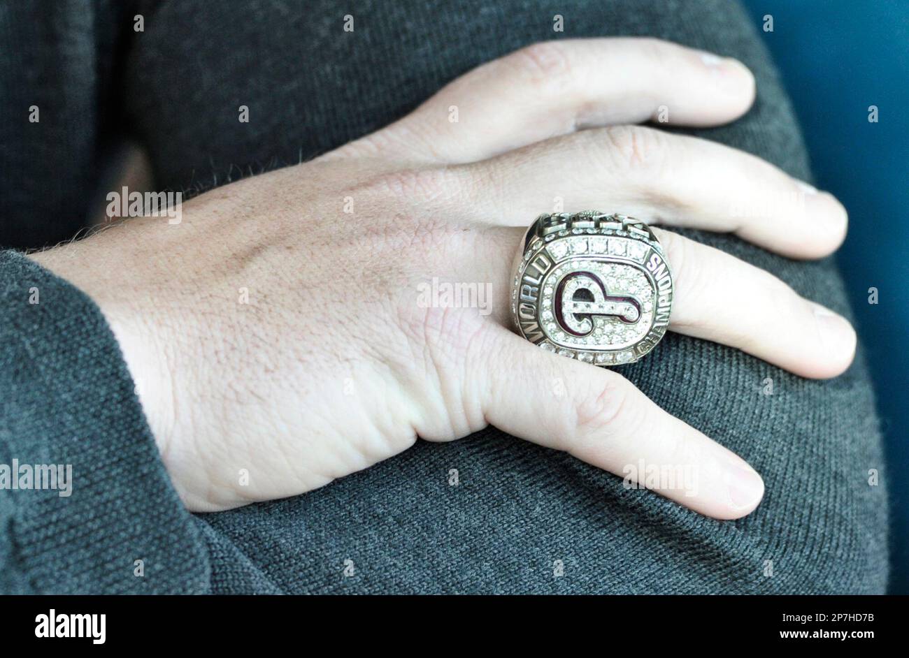 This March 2, 2010 picture shows Tim Kissner with his World Series ...