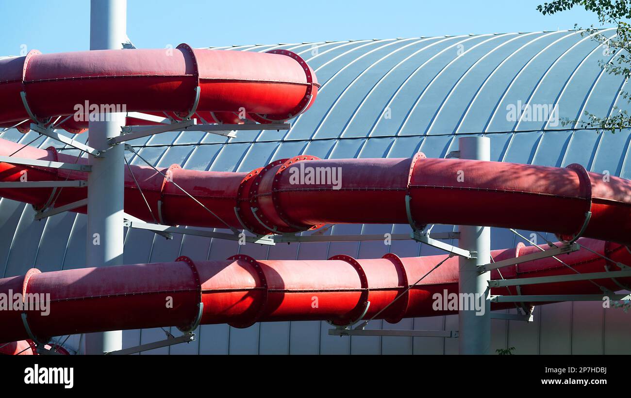 Pipeline, air duct and pipe system; delivery pipes Stock Photo - Alamy