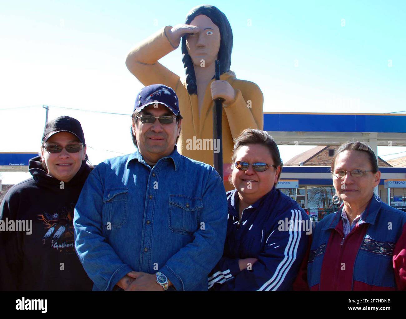In this April 12, 2010 picture, Leech Lake Band of Ojibwe members, from ...