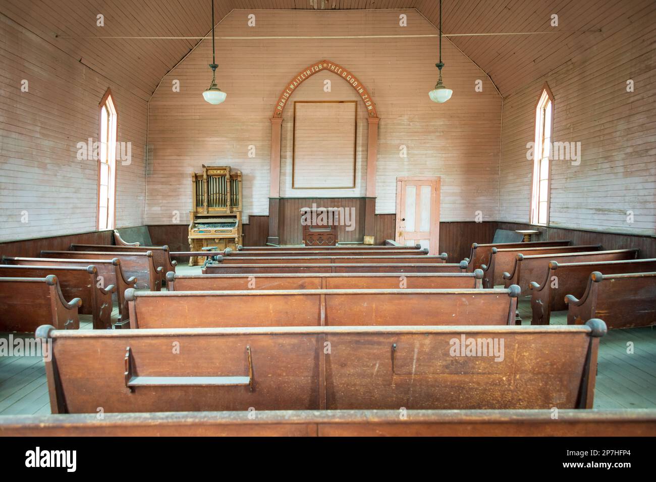 Historic Church at Bodie Goast Town, California Stock Photo - Alamy