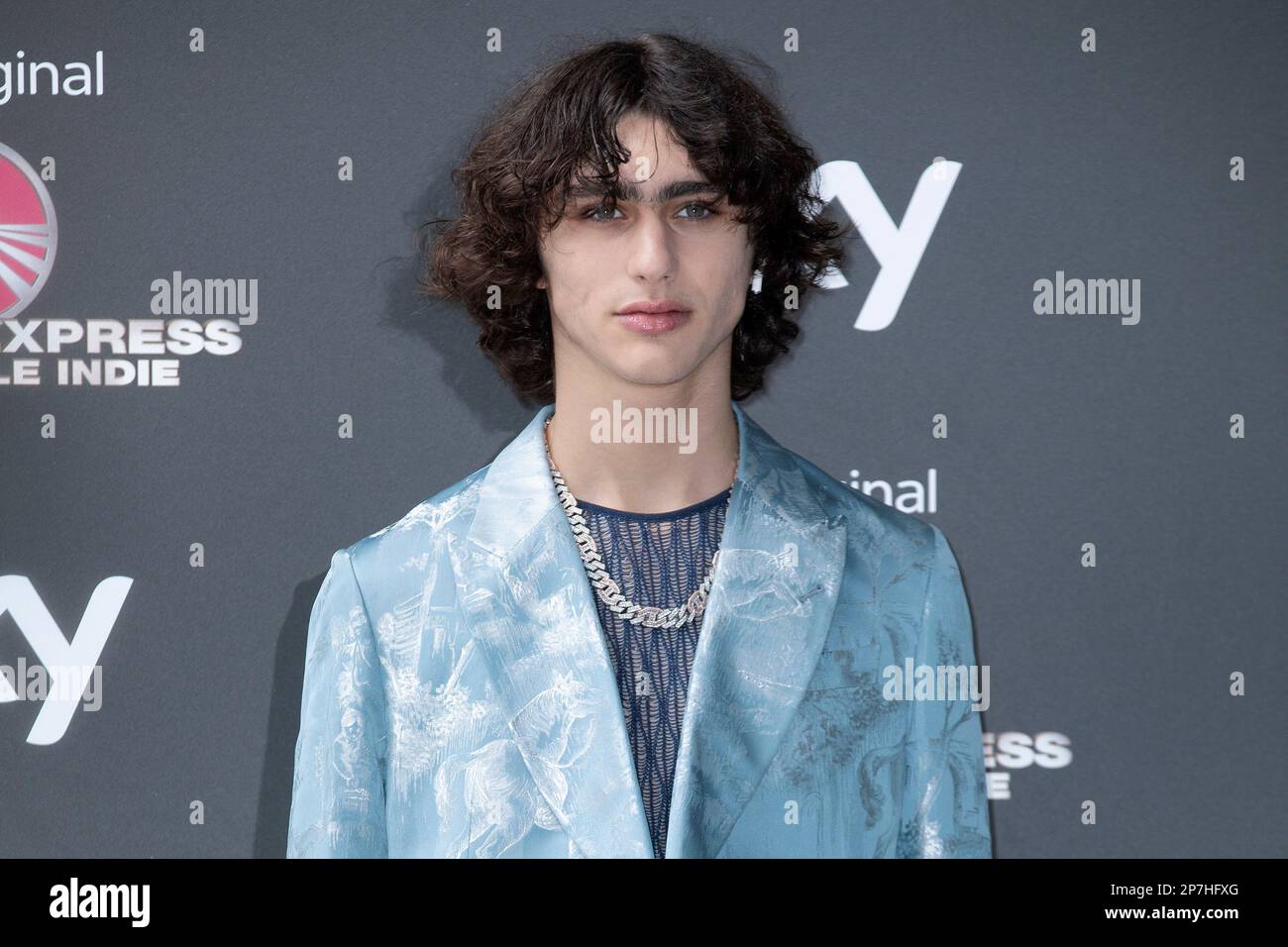 Man in light blue jacket hi-res stock photography and images - Alamy