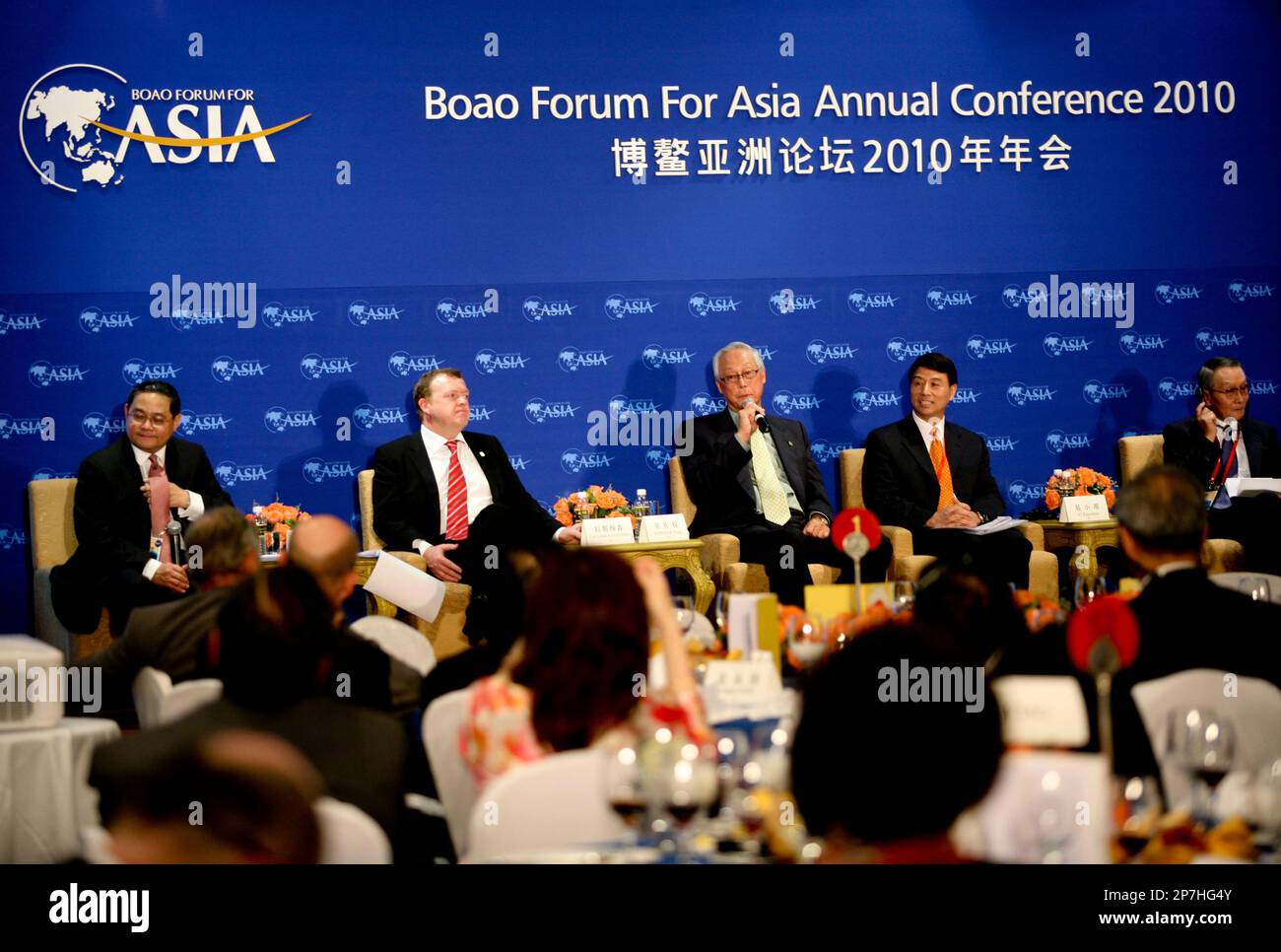 Victor K. Fung, chairman of Hong Kong's Li and Fung Group, presides a ...