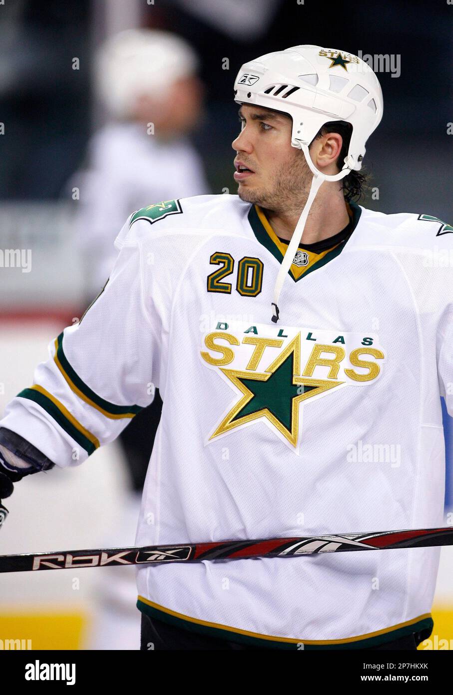 NHL player profile photo on Dallas Stars' Brian Sutherby during a ...