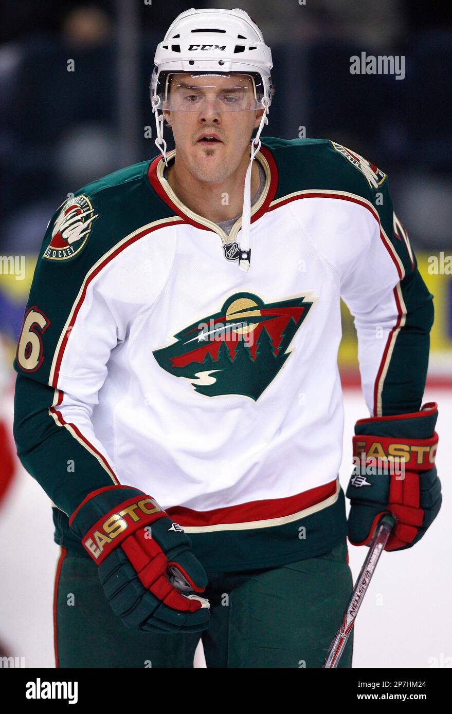 NHL player profile photo on Minnesota Wild's Kurtis Foster during a ...