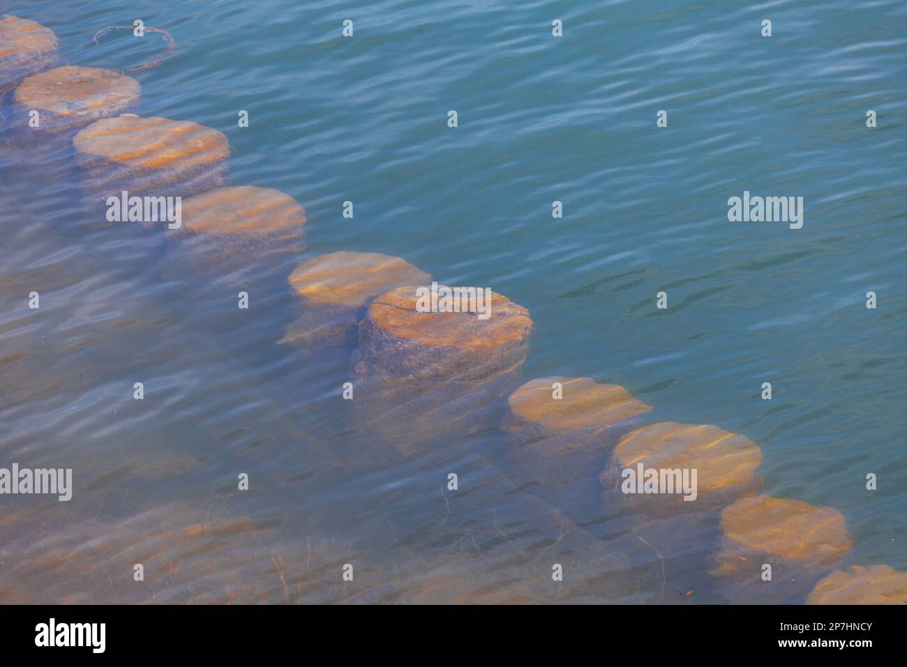 Sunken wood pilings hi-res stock photography and images - Alamy