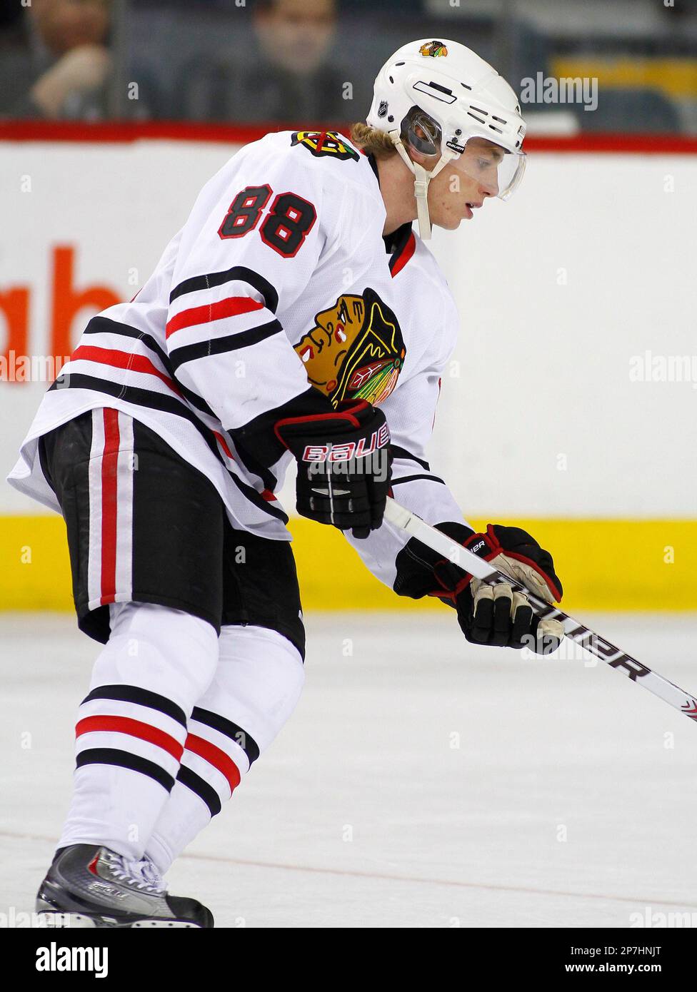 NHL player profile photo on Chicago Blackhawks' Patrick Kane during a ...