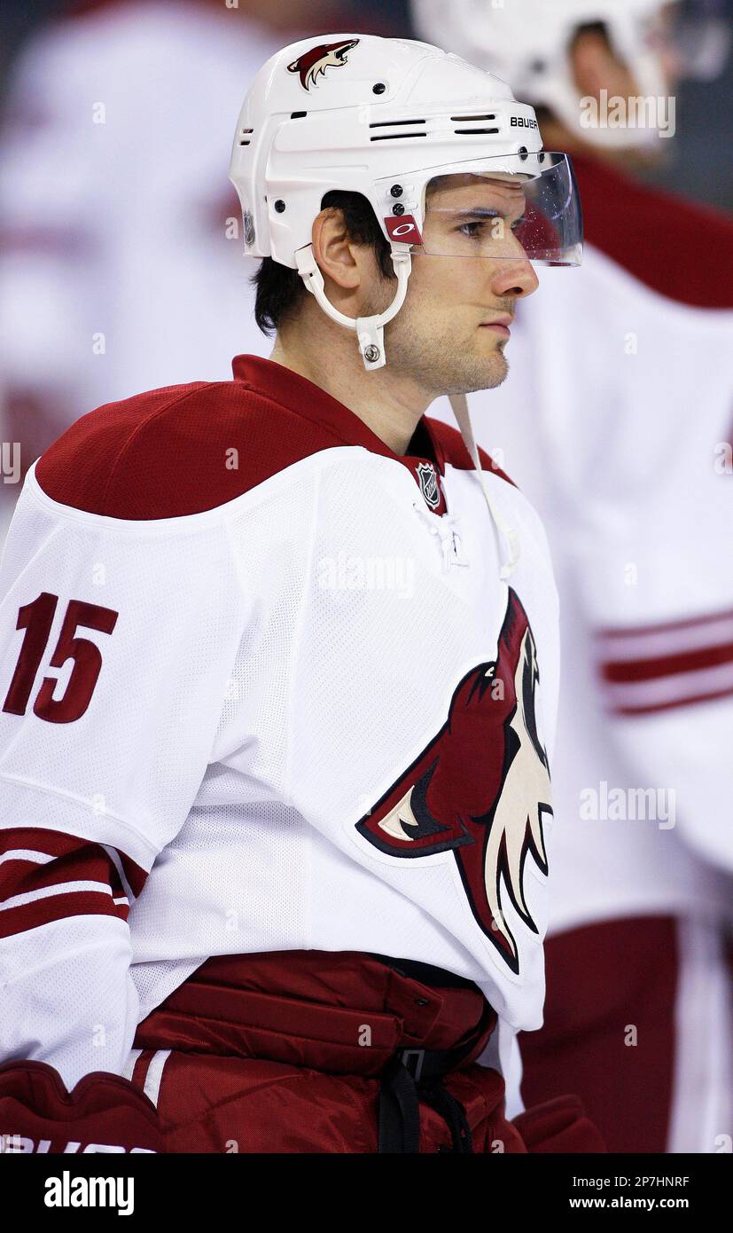 NHL player profile photo on Phoenix Coyotes' Matthew Lombardi during a ...