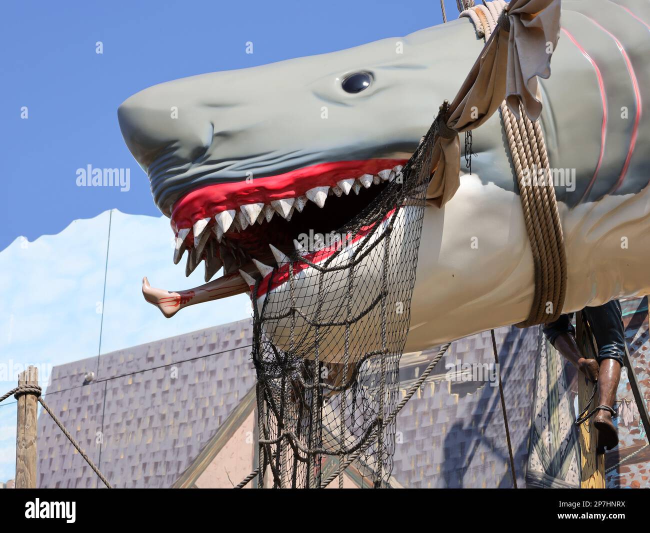 colorful booths and fun rides at a fairground Stock Photo - Alamy