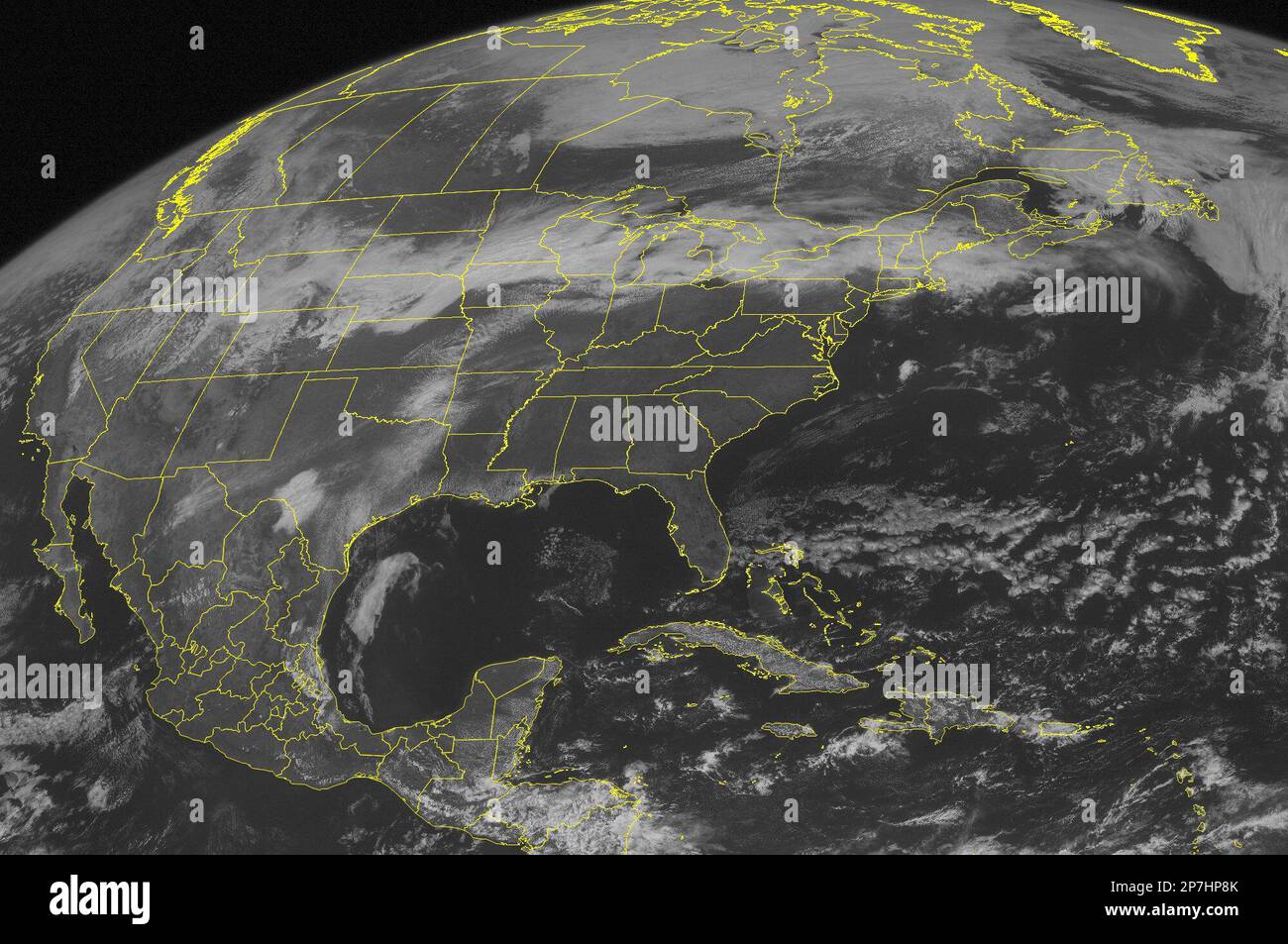 This NOAA satellite image taken Tuesday, April 06, 2010 at 10:45 AM EDT ...