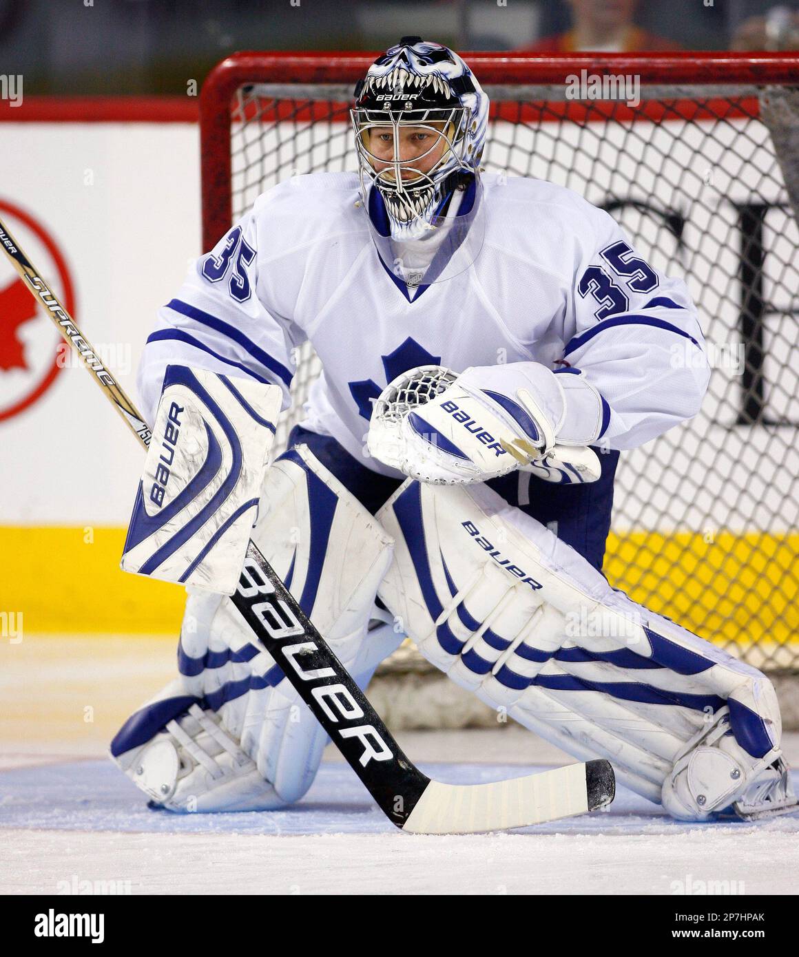 NHL player profile photo on Toronto Maple Leafs' goalie Vesa Toskala ...