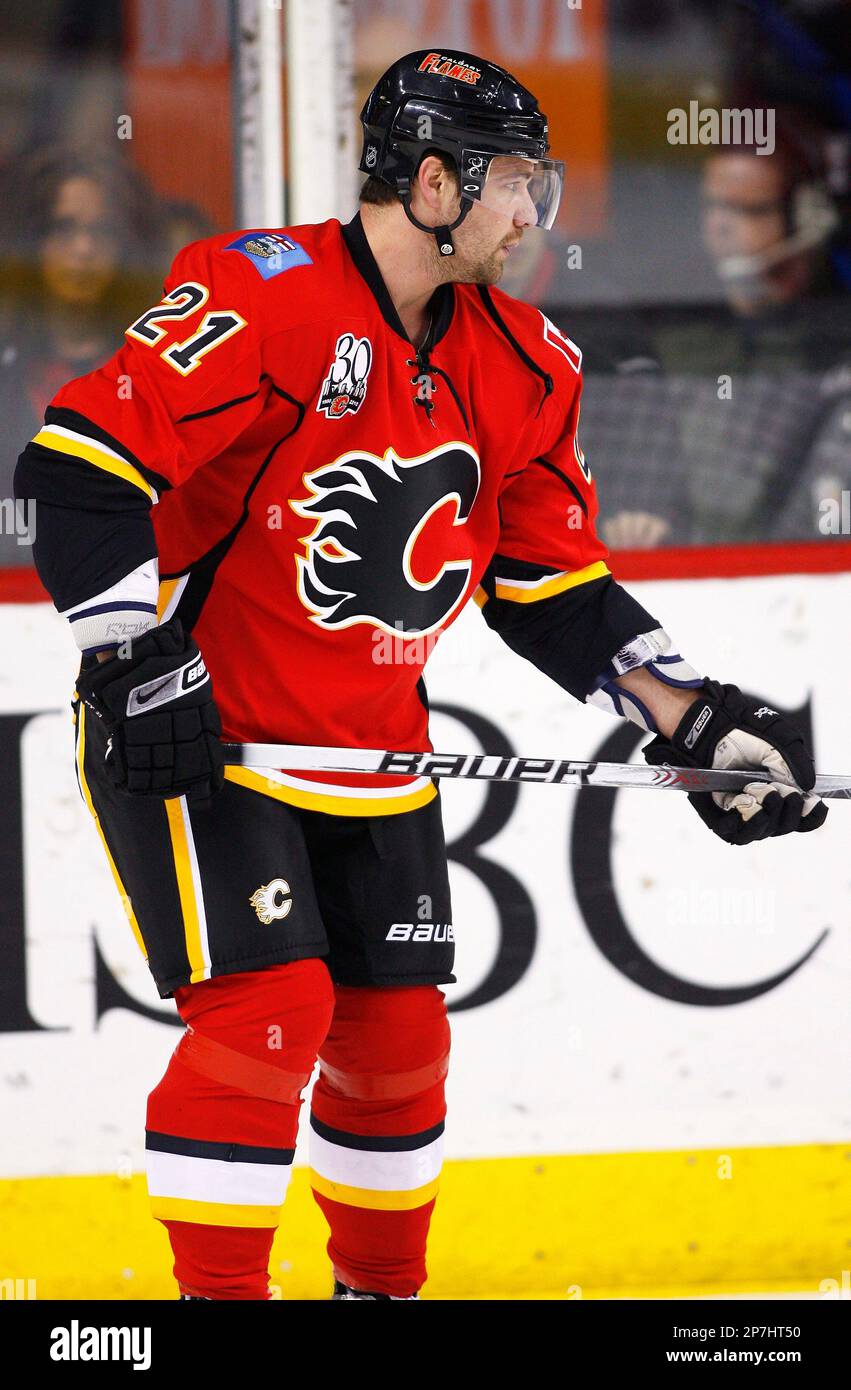 NHL player profile photo on Calgary Flames' Christopher Higgins during ...