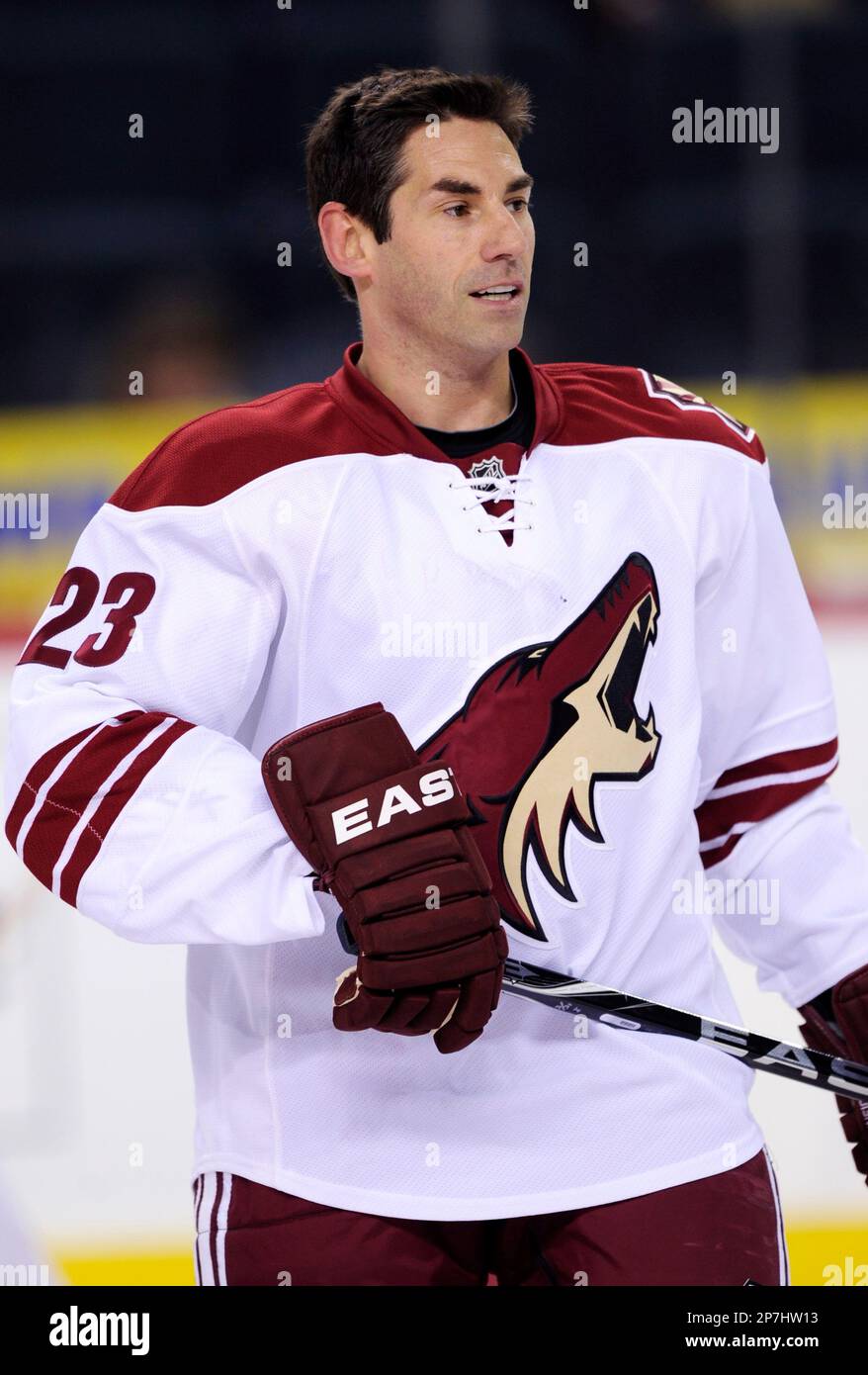 NHL player profile photo on Phoenix Coyotes' Mathieu Schneider during a ...