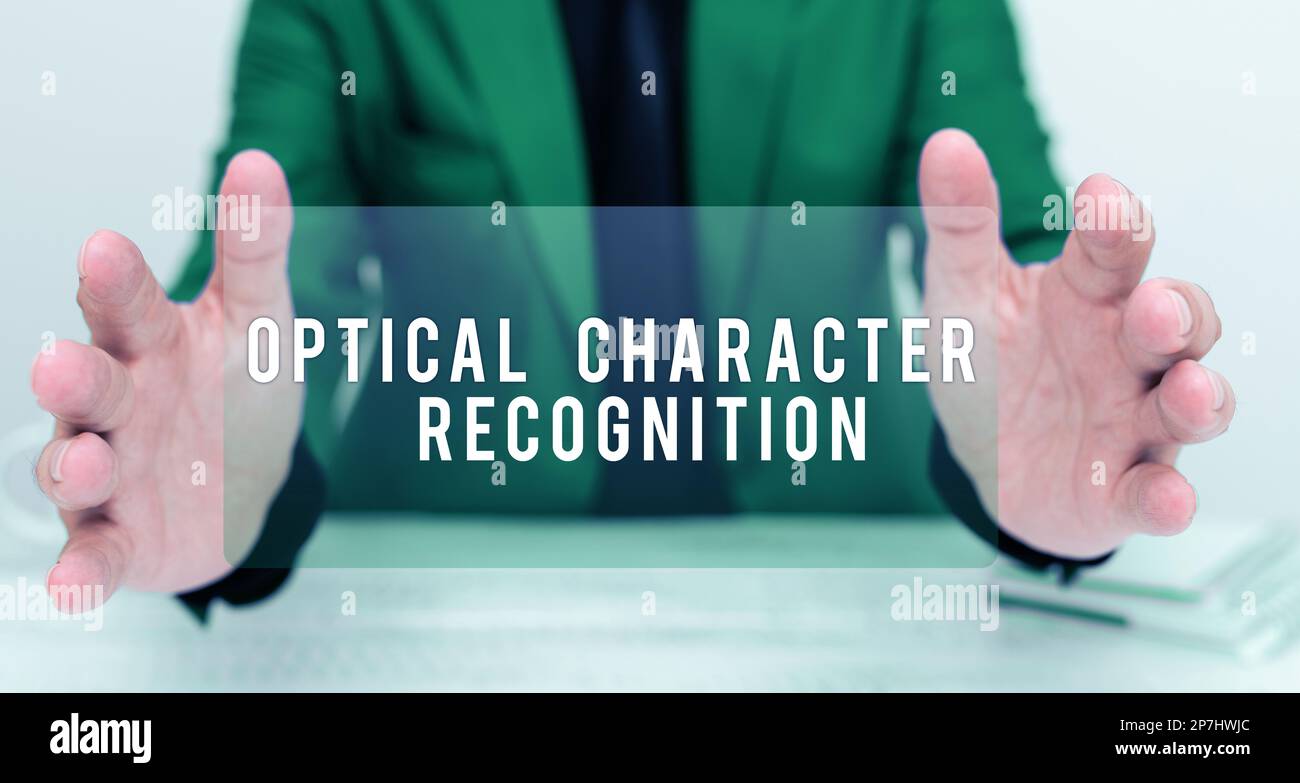 Inspiration showing sign Optical Character Recognition. Word for the ...