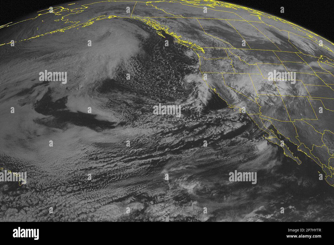 This NOAA satellite image taken Wednesday, March 31, 2010 at 2:00 PM ...
