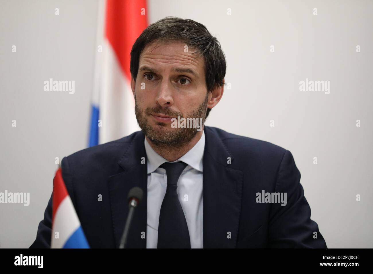 Lviv, Ukraine. 3rd Mar, 2023. Wopke Hoekstra, Minister of Foreign ...