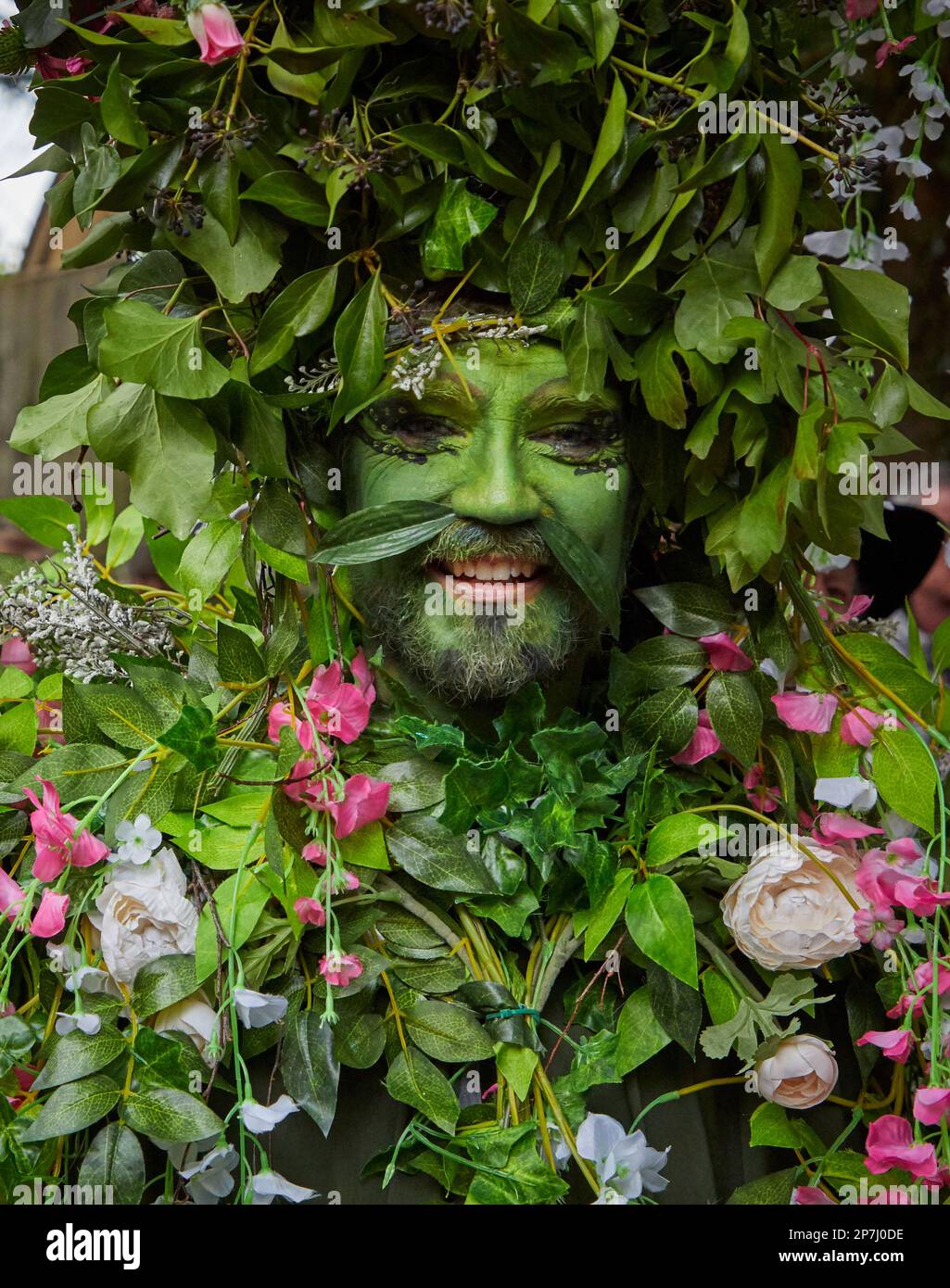 Beltane Celebrations in Glastonbury, Somerset Stock Photo - Alamy