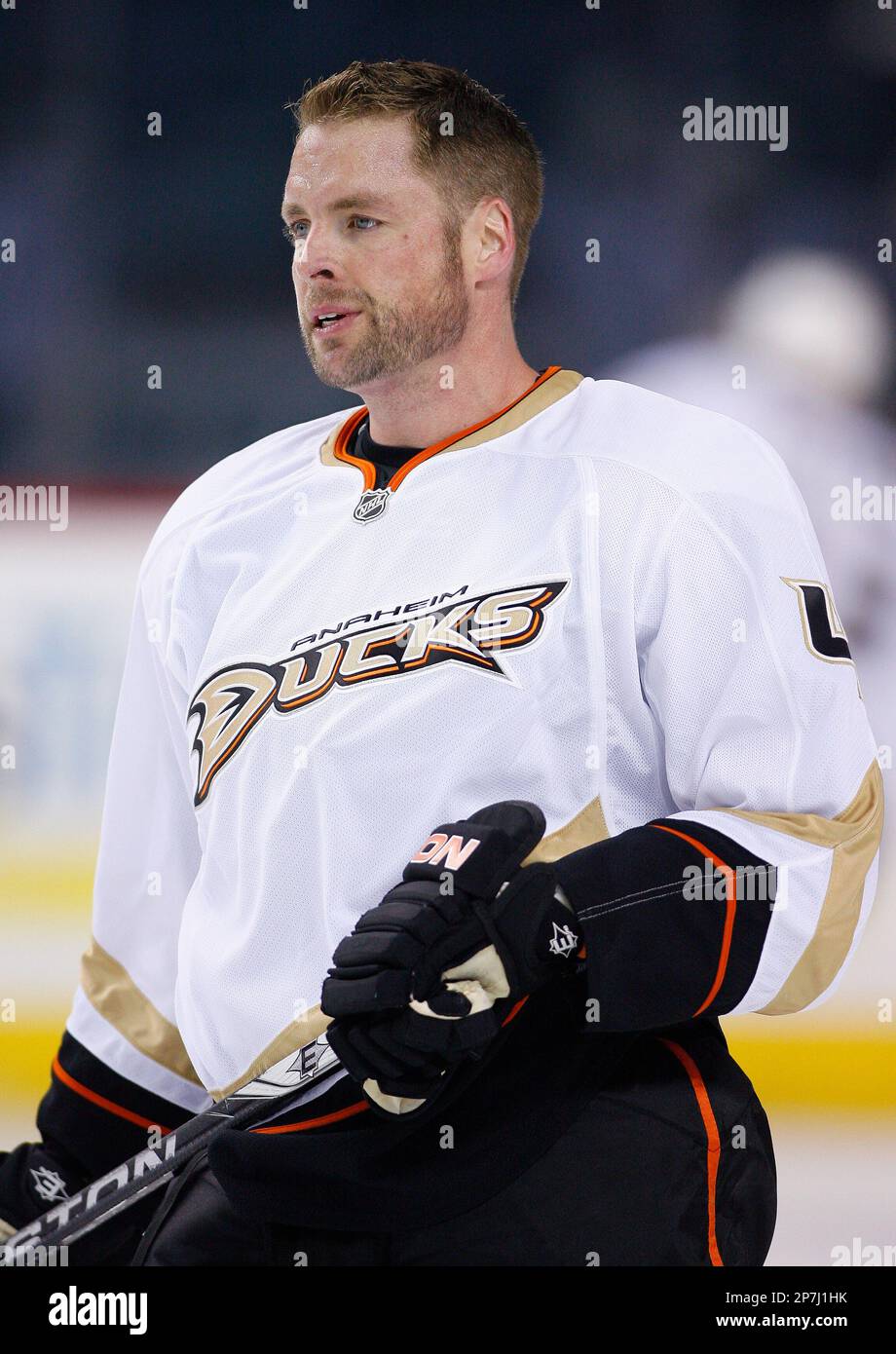 NHL player profile photo on Anaheim Ducks' Aaron Ward during a recent ...