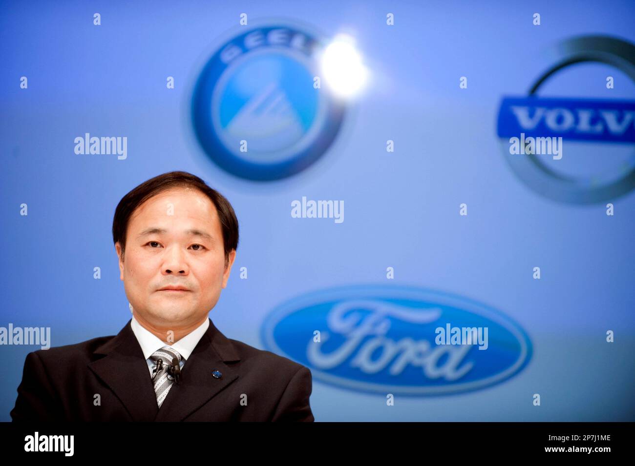 Chairman of Zhejiang Geely Holding Group Li Shufu pictured during the ...