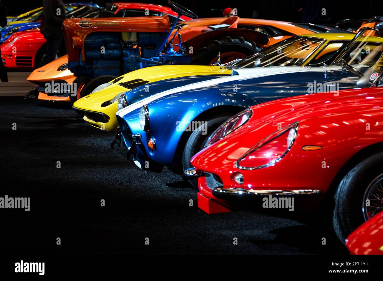 Supercars exhibited at Toronto Metro Convention Centre Stock Photo - Alamy