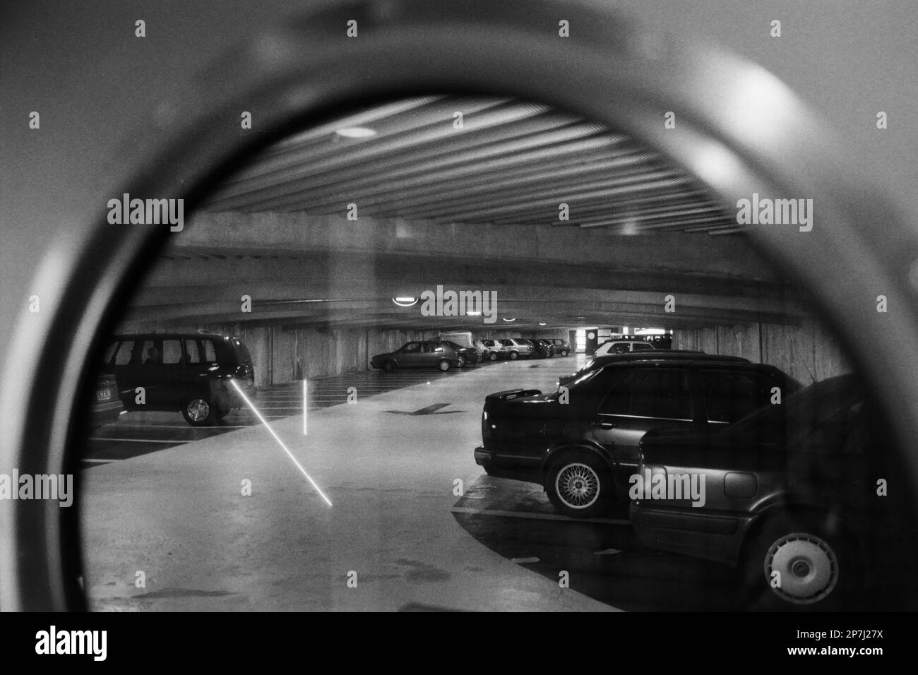 Car park in alps Black and White Stock Photos & Images - Alamy
