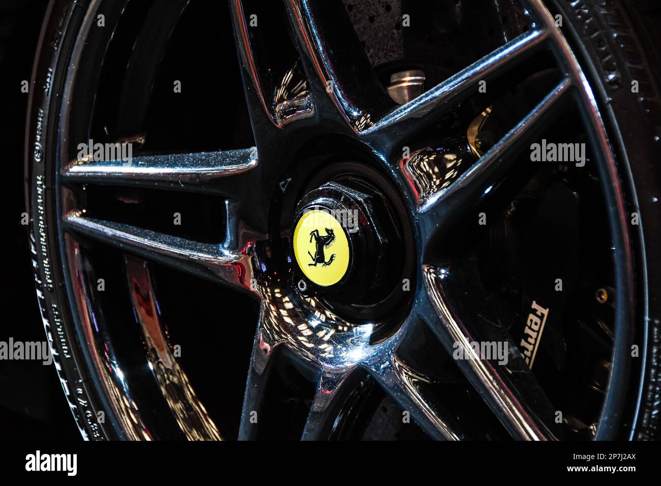 Supercars exhibited at Toronto Metro Convention Centre Stock Photo - Alamy