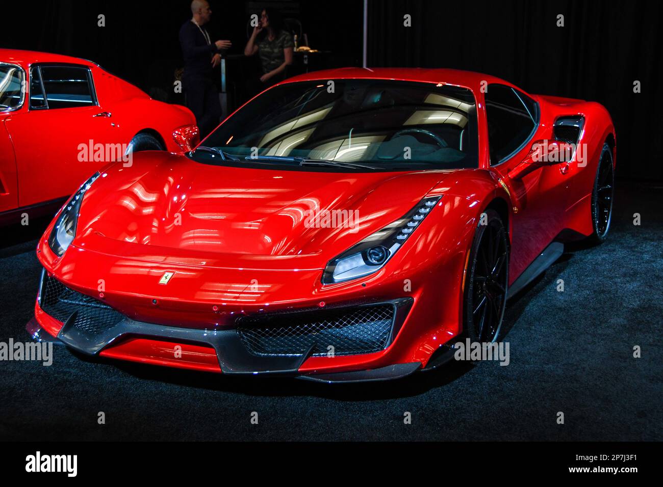 Supercars exhibited at Toronto Metro Convention Centre Stock Photo - Alamy