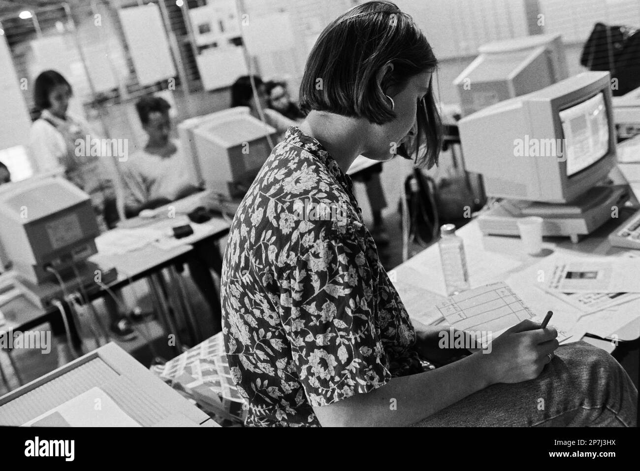 Archives 90ies: journalism students at decentralized CFPJ workshop ...