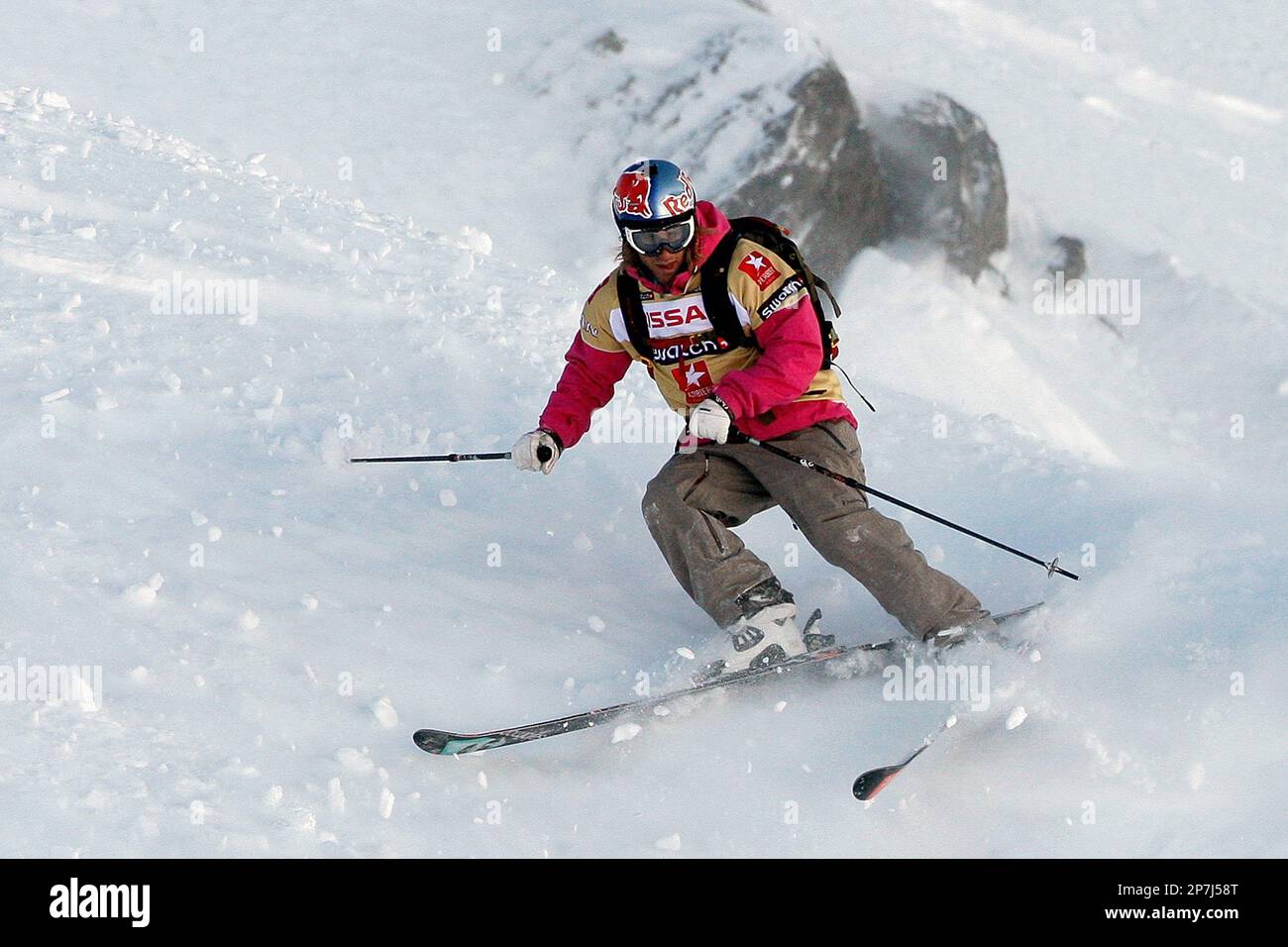 Henrik Windstedt of Sweden, 3rd place in action during the Men's ...