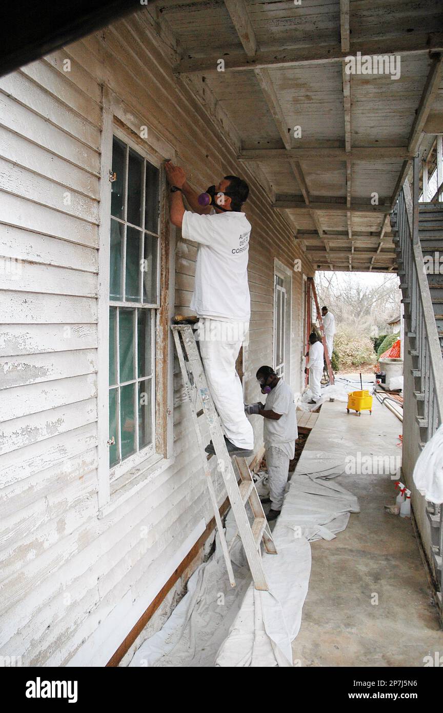 In this March 9, 2010 photo, people work on the restoration of Gen ...