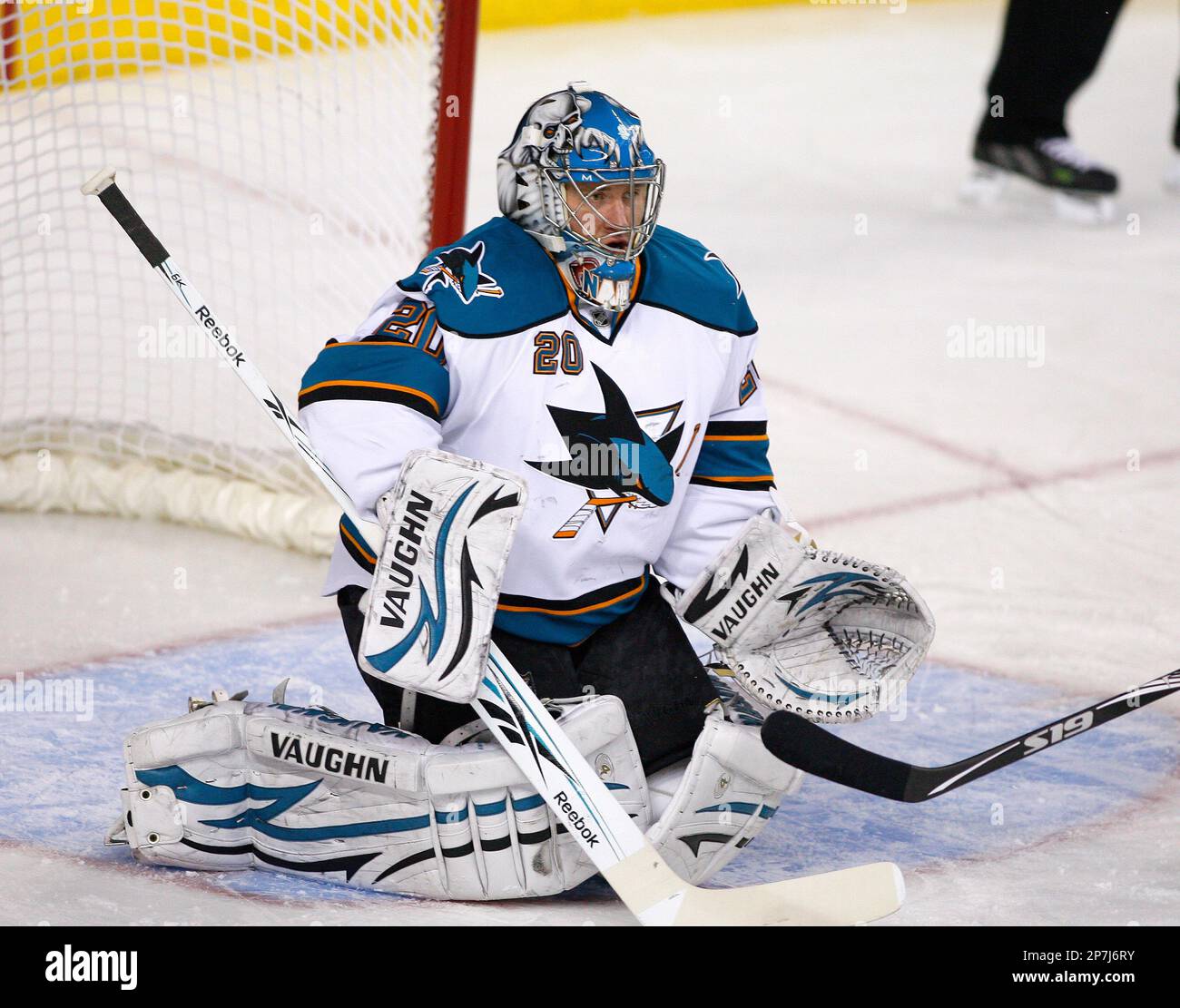 NHL player profile photo on San Jose Sharks' goalie Evgeni Nabokov ...